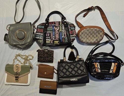 One-Time Used Leather Purses, Bags. Wallets Lot | eBay