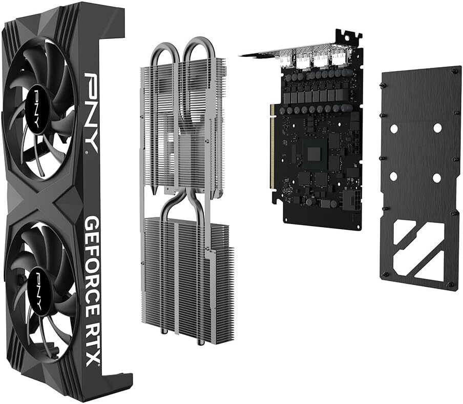 PNY GEFORCE RTX™ 4060 Ti 8GB VERTO Dual Fan Edition Graphics Card DLSS ...