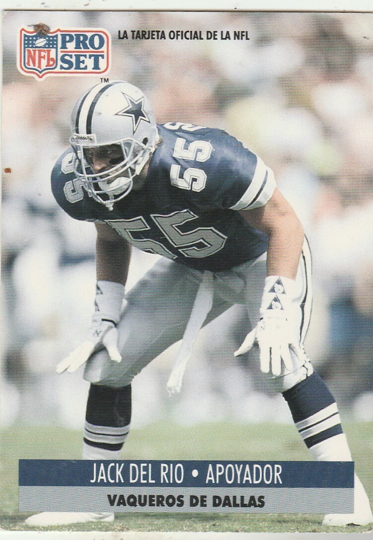 FREE SHIPPING-NRMINT TO VG-1991 Pro Set Spanish #47 Jack Del Rio ...