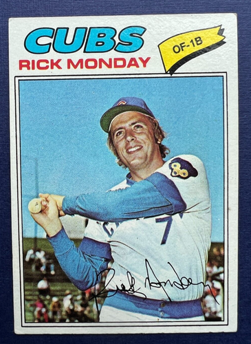 RICK MONDAY ~ 1977 Topps # 360 ~ Chicago Cubs | eBay