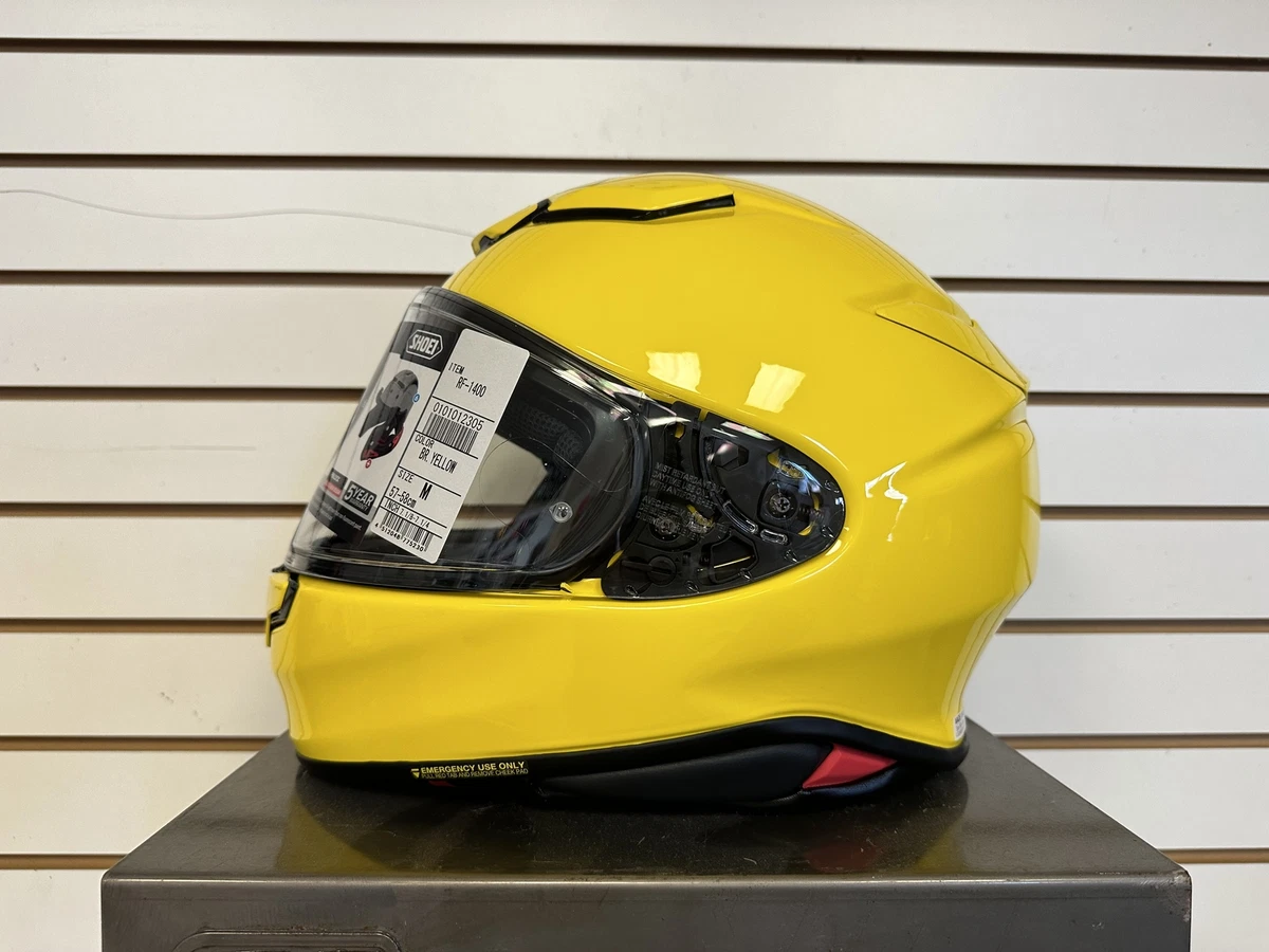 Shoei RF-1400 Full-Face Motorcycle Helmet BRILLIANT YELLOW
