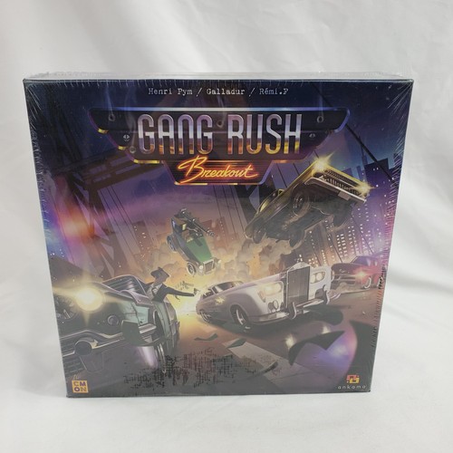 Gang Rush Breakout Board Game Strategy Mafia Car Racing Themed Fun ...