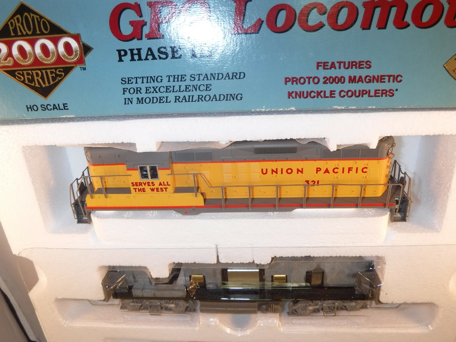 Proto 2000 P2K HO Union Pacific UP EMD GP9 Phase 3 w/Dynamics #321 | eBay