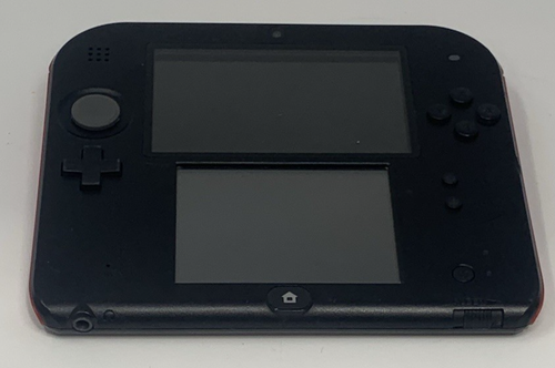 Nintendo 2DS FTR-001 Handheld Game Console ONLY NO Stylus Black/Red ...