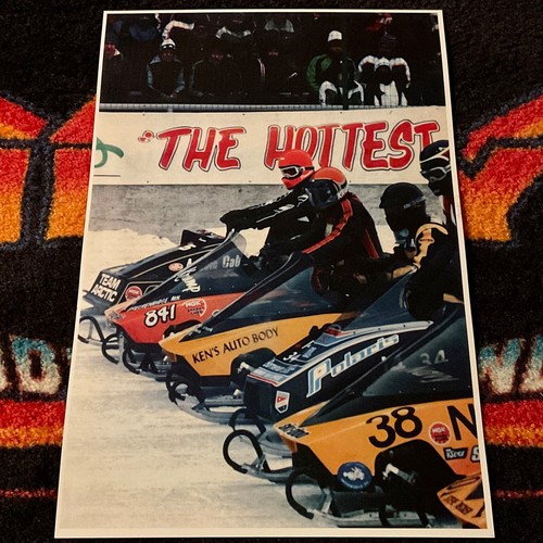 🏁 ’79 Sno Pro Race Snowmobile Poster vintage sleds ARCTIC CAT POLARIS ...