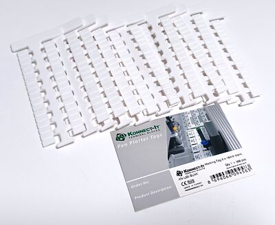 Konnect-It KN-L6X-BLNK Terminal Block Marking Tag 6 x 10 mm Blank ( Lot ...