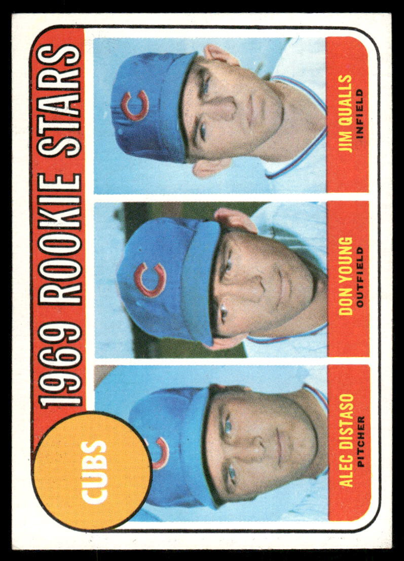 1969 TOPPS 602 Cubs Rookies - Alec Distaso / Don Young / Jim Qualls RC ...