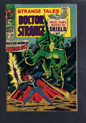 STRANGE TALES 162 - NICK FURY - DR STRANGE - JIM STERANKO ART - MARVEL ...