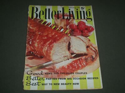 1956 FEBRUARY BETTER LIVING MAGAZINE - NICE COVER & ADS - O 8654 | eBay