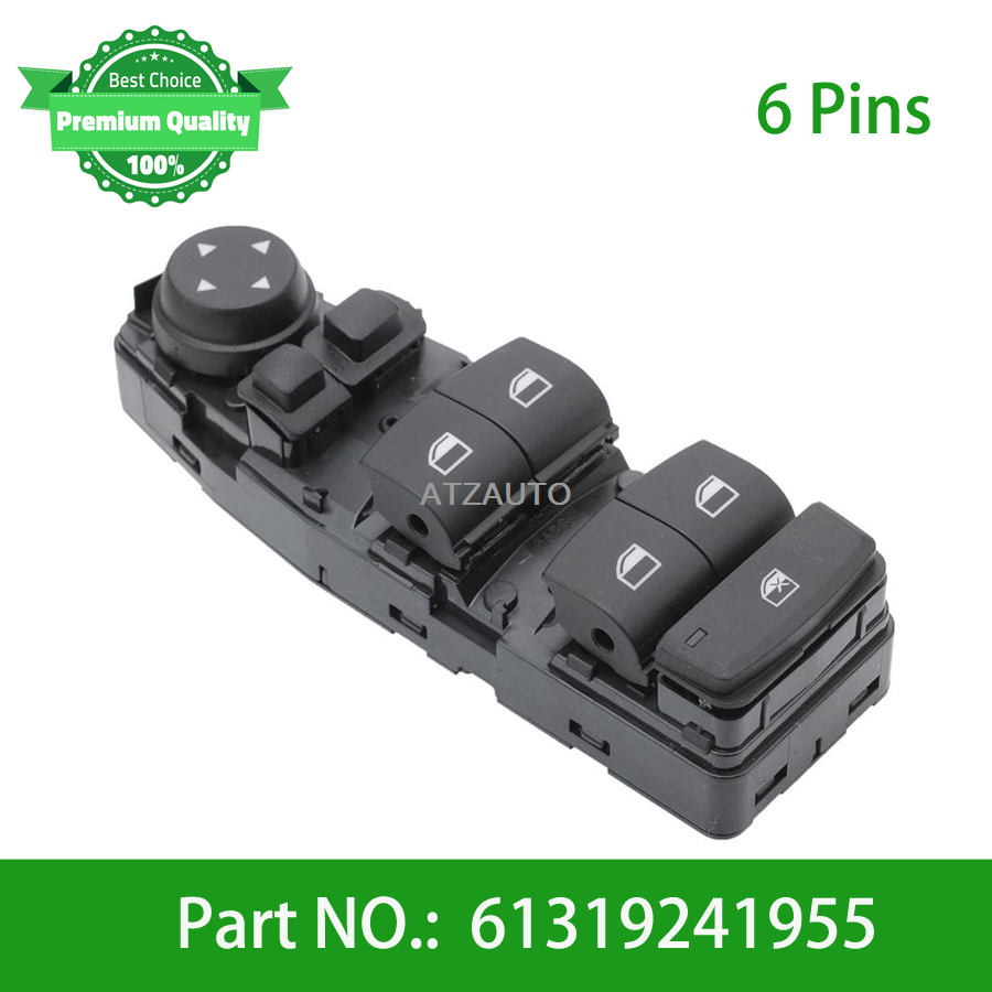 Master Power Window Control Switch W/Power Folding For BMW 528I 535I X3 ...