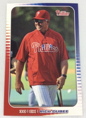 2010 Philadelphia Phillies Team Issue 2nd Edition Photo Card-Rich Dubee ...