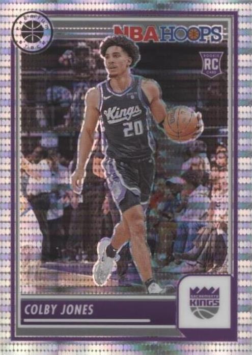2023-24 Panini Nba Hoops Premium Stock - Colby Jones #49 Pulsar Prizm ...