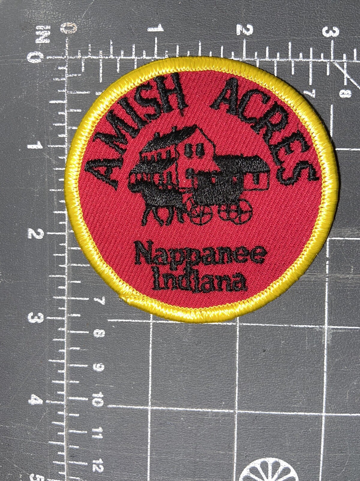 Vintage Amish Acres Nappanee Indiana Patch IN Tourist Souvenir The ...