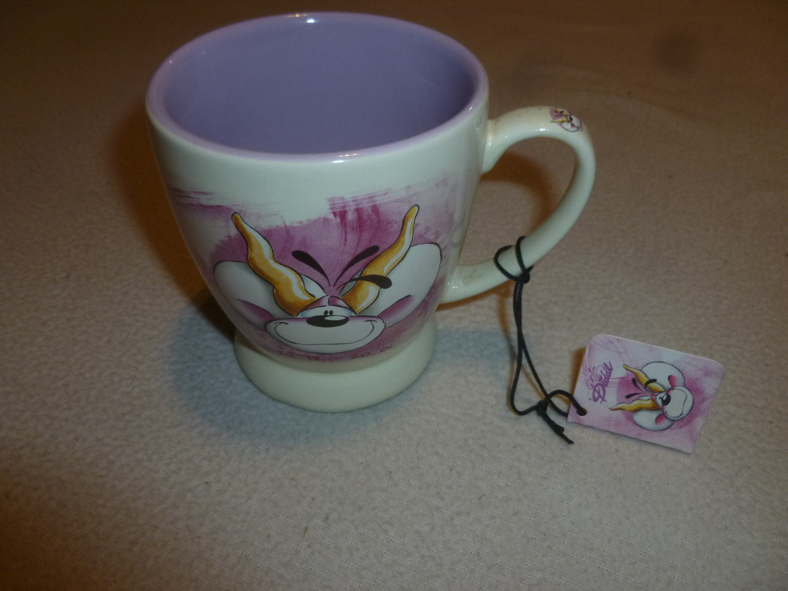 VINTAGE DIDDLE FRIENDS GERMAN MOUSE GOLETZ STEINBOCK CERAMIC COFFEE CUP ...