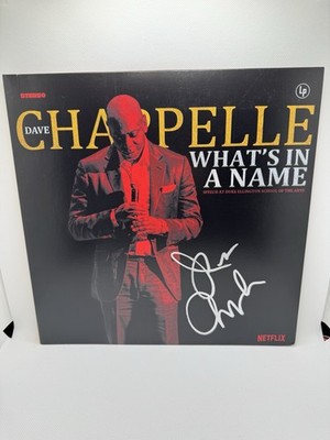 DAVE CHAPPELLE SIGNED WHAT'S IN A NAME VINYL JSA COA AUTOGRAPHED RECORD ...