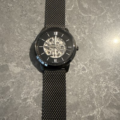 Lightly used Fossil Neutra Skeleton Stainless Steel Automatic ME3185 ...