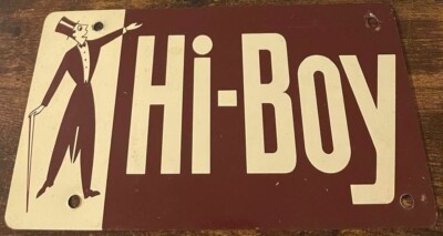 Vintage Hi-Boy Booster License Plate 1932 Ford Hi Boy Drive In ...