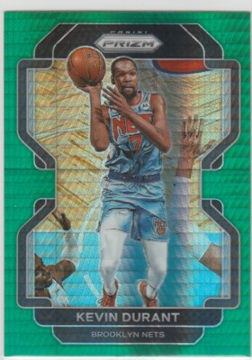 2021-22 Panini Prizm Green Hyper SP Prizm Kevin Durant #120 Factory Set ...
