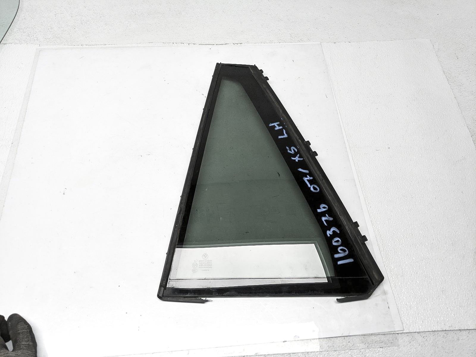 2007-2013 Bmw X5 Rear Driver Door Vent Glass Window 51-35-7-129-727 ...