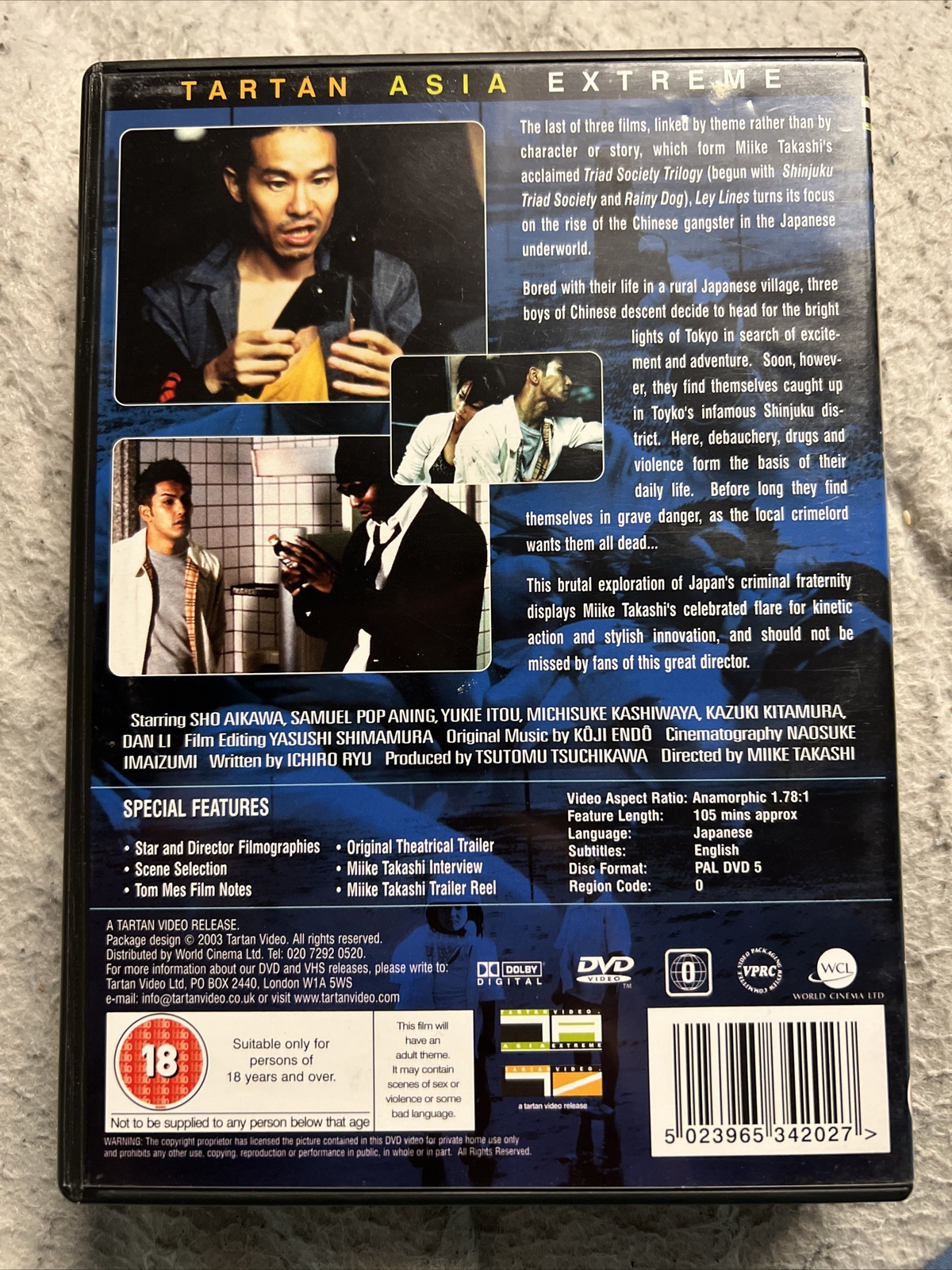 ley lines tartan asia dvd rare htf | eBay