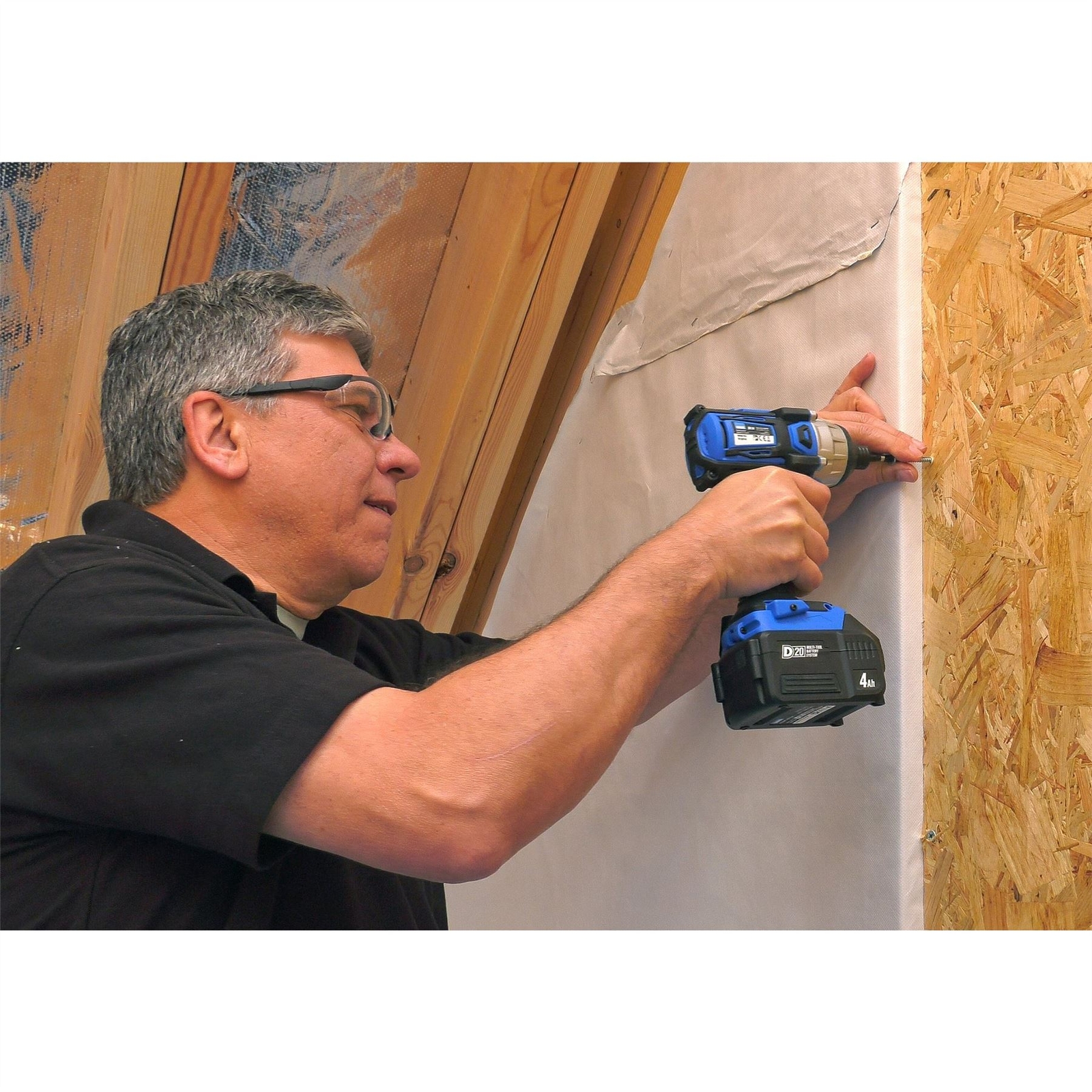 Draper 86958 D20 20V Brushless Cordless Impact Driver 1/4" Hex 180Nm ...