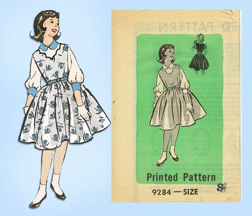 1950s Vintage Marian Martin Sewing Pattern 9284 Uncut Girls Jumper ...