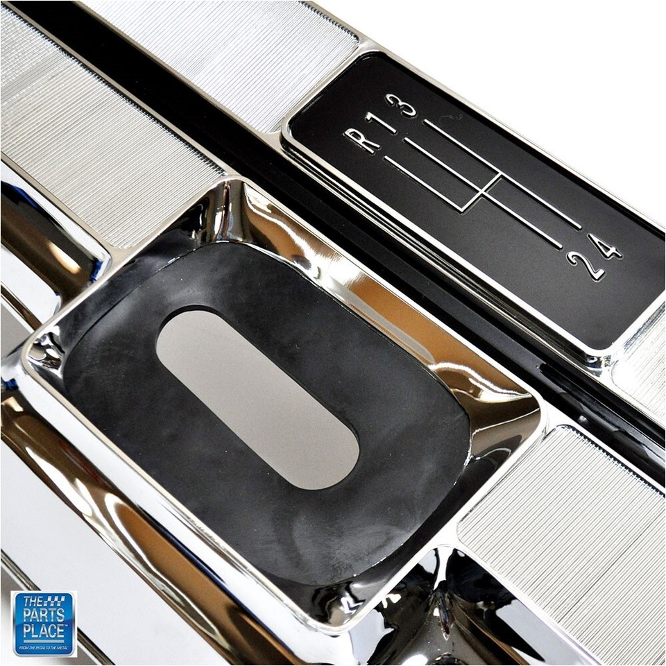 1964-1965 Chevelle Malibu El Camino 4-Speed Center Chrome Console ...