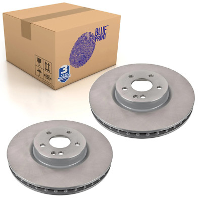 Pair of Front Brake Disc Fits Mercedes-Benz OE 4474210012 Blue Print ...