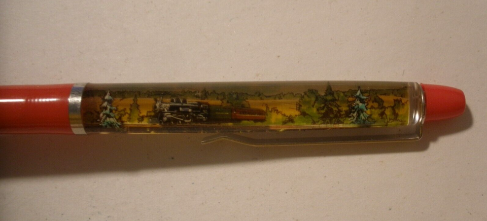 Texas State Railroad Floaty Pen Moving Train Pen Vintage (no ink) | eBay