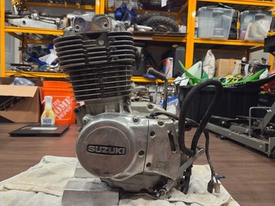Suzuki GN400 Engine Assembly GN 400-117752 396cc Complete Vintage Motor ...