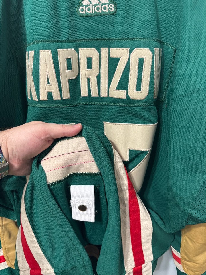 Kiril Kaprizov Winter Classic 2022 Minnesota Wild Adidas Jersey Size 56 ...