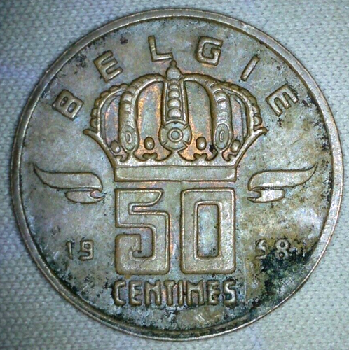 1958 & 1970 BELGIUM 50 CENTIMES - 2 COINS - DUTCH TEXT - Lot#0177 | eBay UK