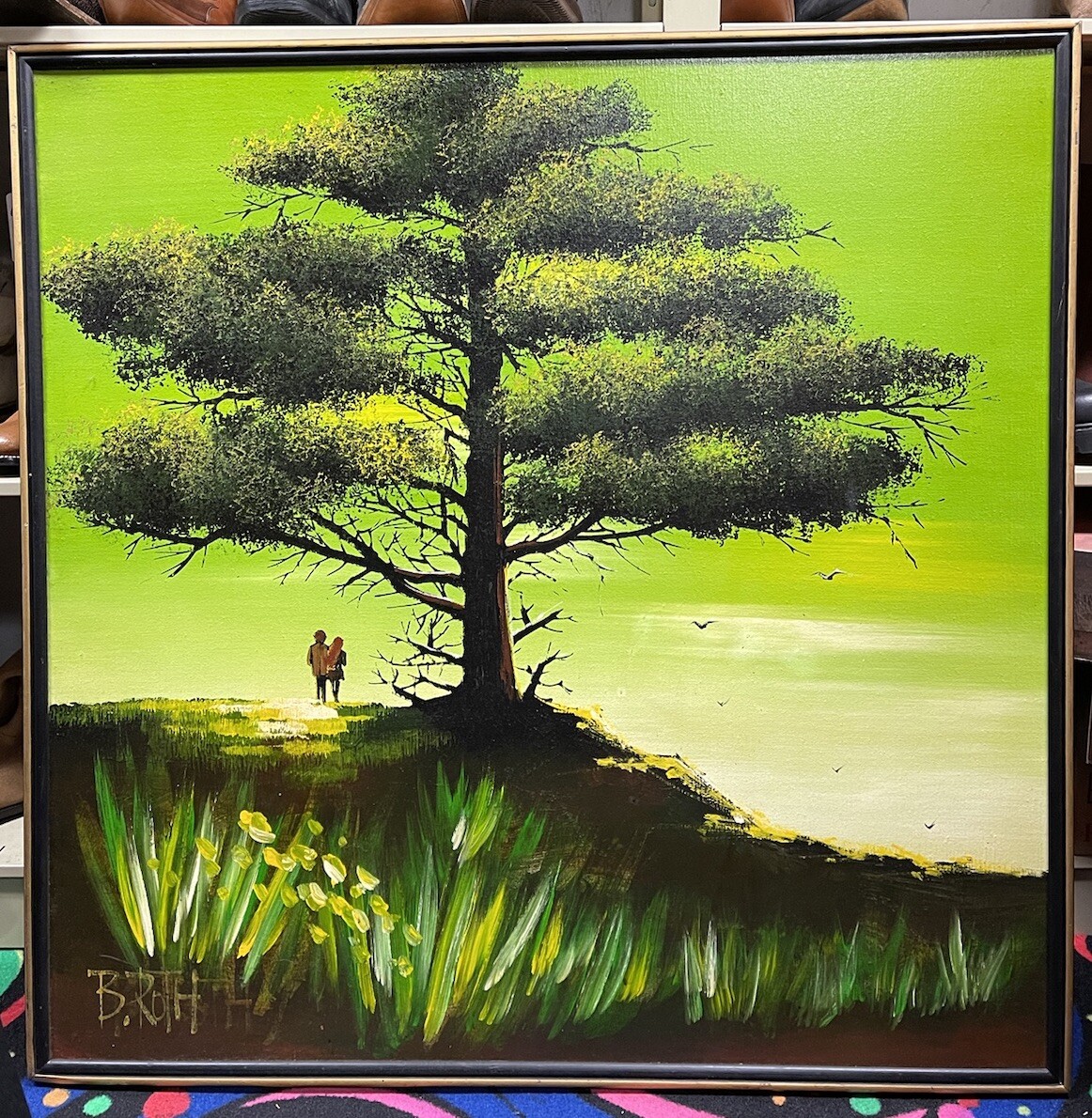 Acrylic Paintings Of A Big Tree How To Paint A Tree On Canvas Visual
