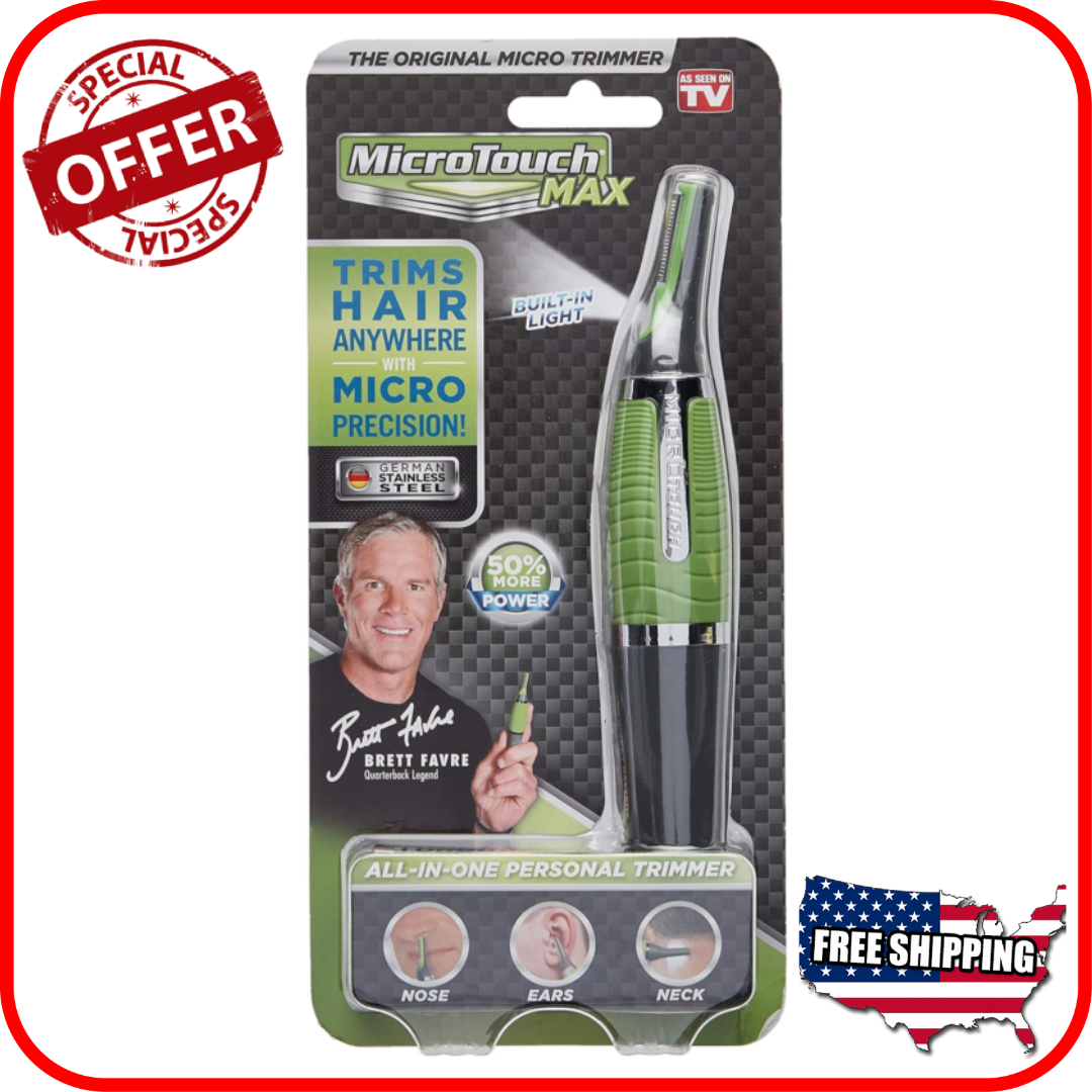 New MicroTouch Titanium MAX Lighted Personal Hair Personal All In One ...