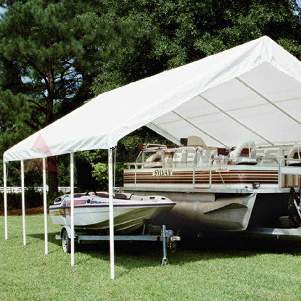 Heavy Duty Tarp Poly Tarpaulin Boat Tent Waterproof Outdoor Canopy ...