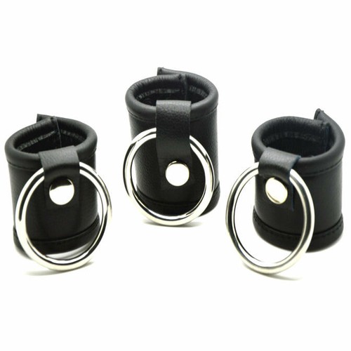 Leather Ball Stretcher with C Ring, Testicle, Scrotum Stretcher For Men ...