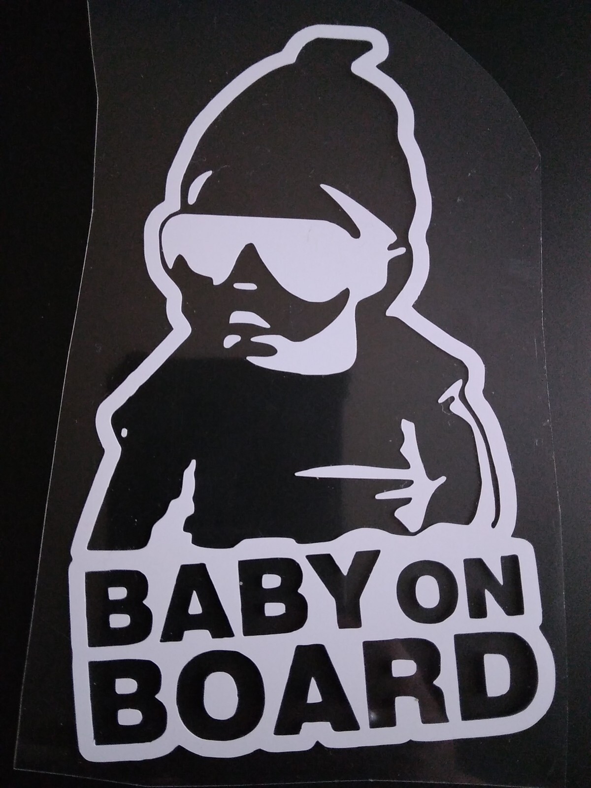 BABY ON BOARD HANGOVER VINYL DECAL | eBay