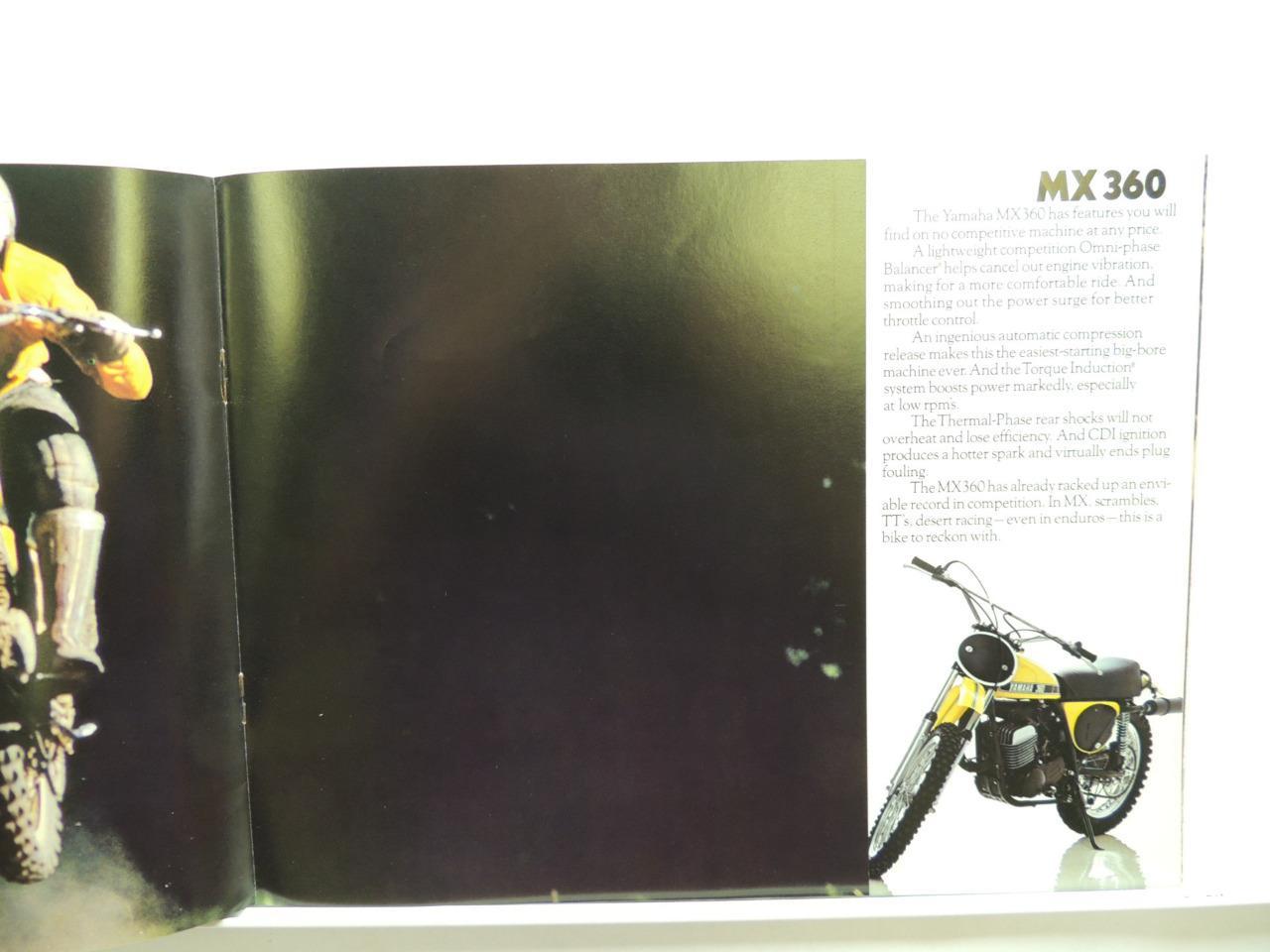 1974 MX Brochure MX175 GTMX MX360 MX100 MX125 SC500A MX360A MX175A ...