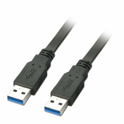 DOUBLE ENDED USB CABLE METRES Type A PC Computer Device Connector ...