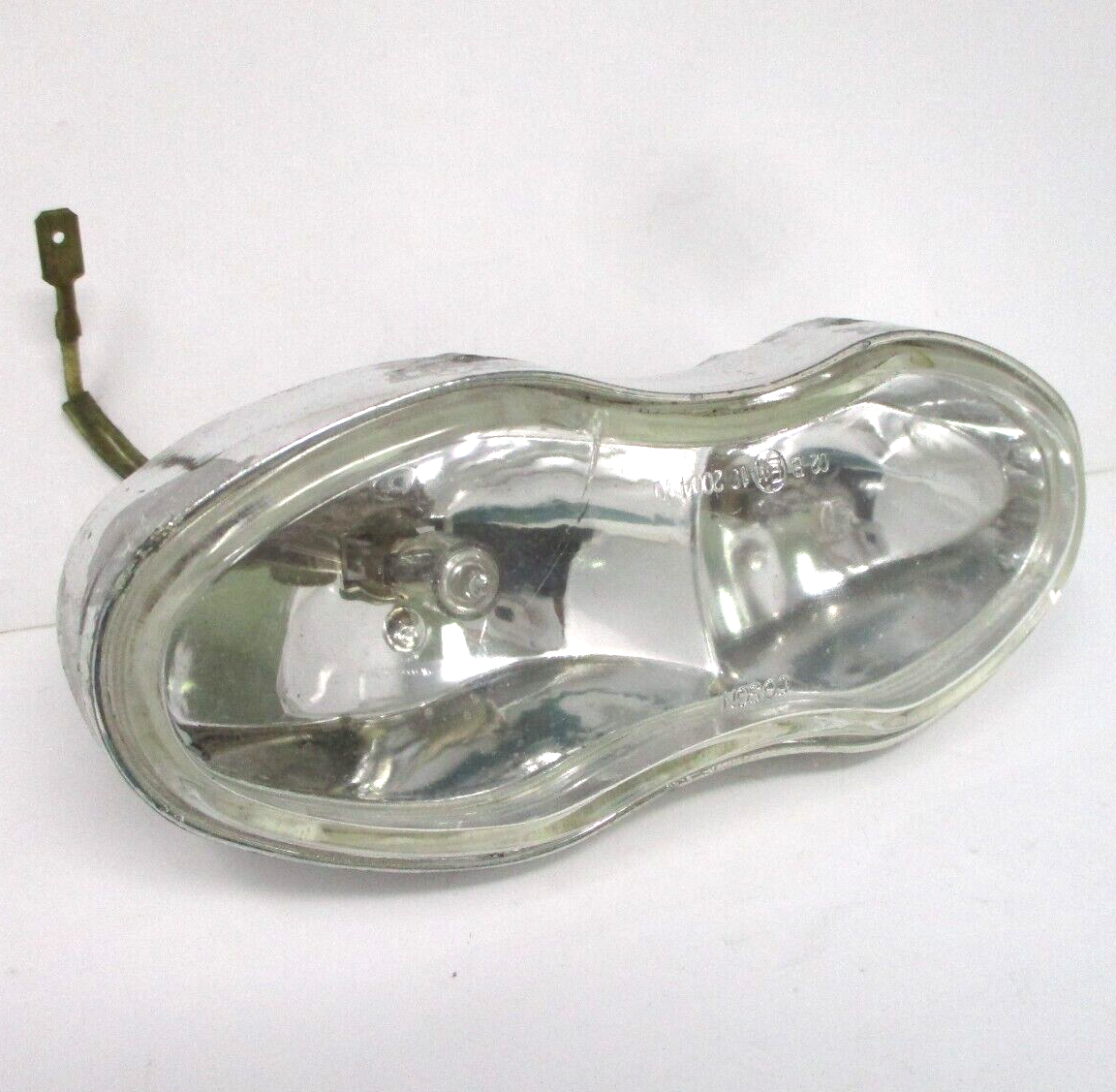 Universal Twin Motorcycle Double Oval Headlight Bulb H3 For Harley | eBay
