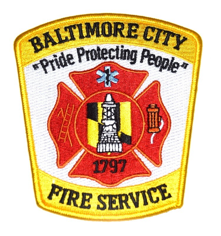 BALTIMORE CITY - FIRE SERVICE - MARYLAND MD Fire Patch EMS Rescue ...