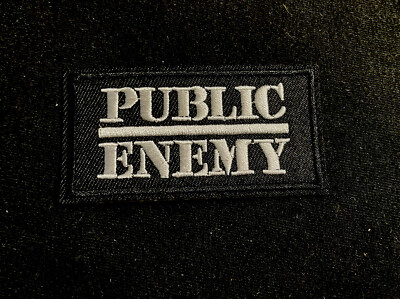 PUBLIC ENEMY PATCH FLAVA FLAV CHUCK D PROFFESOR GRIFF DEF JAM HIP HOP ...