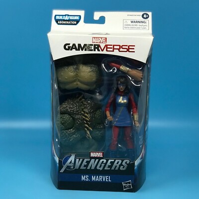Marvel Legends Gamerverse Ms. Marvel 6" Action figure By Hasbro W/ BAF ...