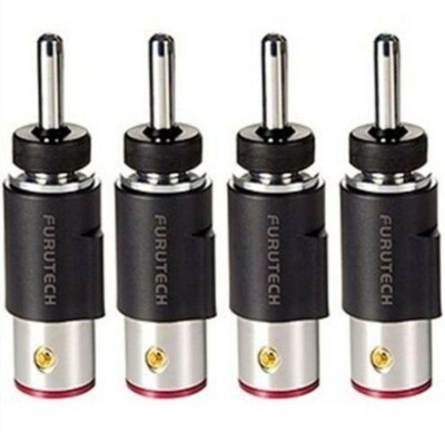 FURUTECH FT-212(R) High-End Banana Terminals - 4pcs Set Original Retail ...