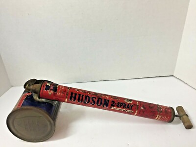 Vintage Hudson 2-Spray Continuous Sprayer Hand Pump Duster Wet Fog 1957 ...