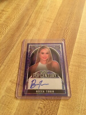 2024 LEAF POP CENTURY BECCA TOBIN PURPLE KALEIDOSCOPE AUTOGRAPH 4/8 ...