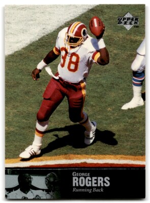 1997 Upper Deck Legends George Rogers Washington Redskins #159 | eBay