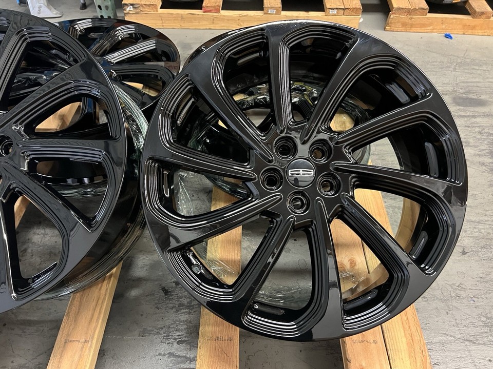 22” OEM Lincoln Nautilus Black Label Wheels Rims Factory Stock Original ...