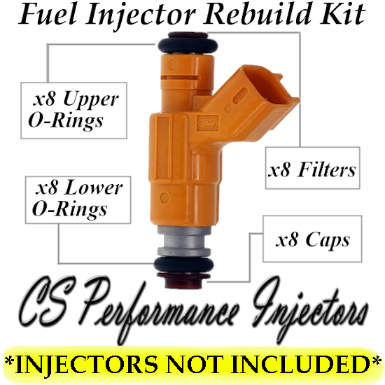 Fuel Injectors Rebuild Repair Kit fits 0280155877 for 1999 Ford Taurus ...