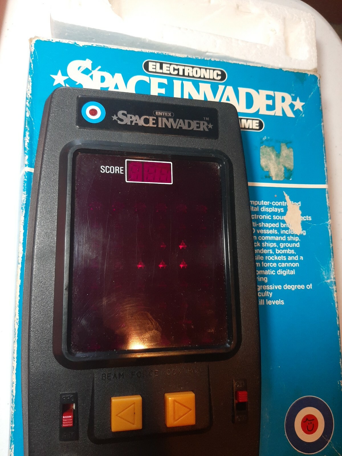 1980 ENTEX ELECTRONIC SPACE INVADER HAND-HELD GAME WITH BOX | eBay